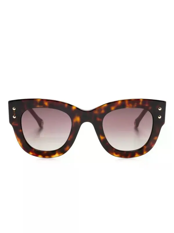 Carolina Herrera Round-frame Sunglasses - Brown