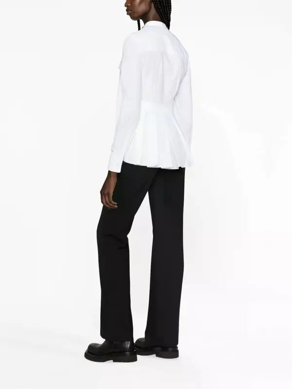Alexander McQueen Box-pleat Cotton Shirt