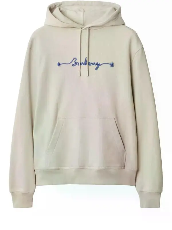 Burberry Knot Logo Cotton Hoodie