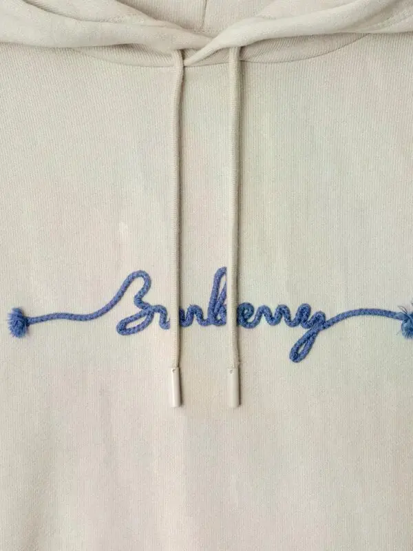 Burberry Knot Logo Cotton Hoodie