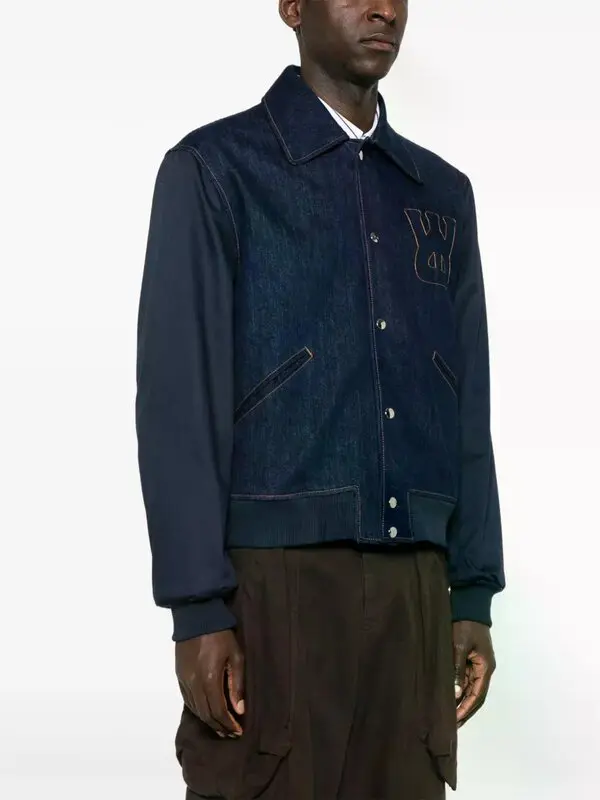 WALES BONNER Echo Varsity Jacket
