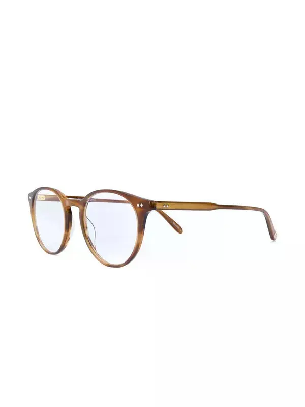 Garrett Leight Clune Round-frame Tortoiseshell Glasses - Brown
