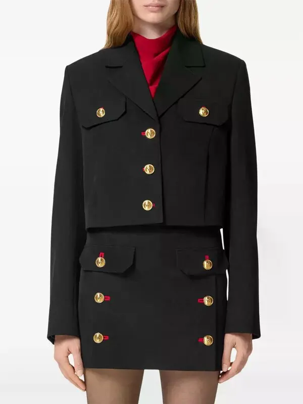 Versace Uniform Cropped Jacket
