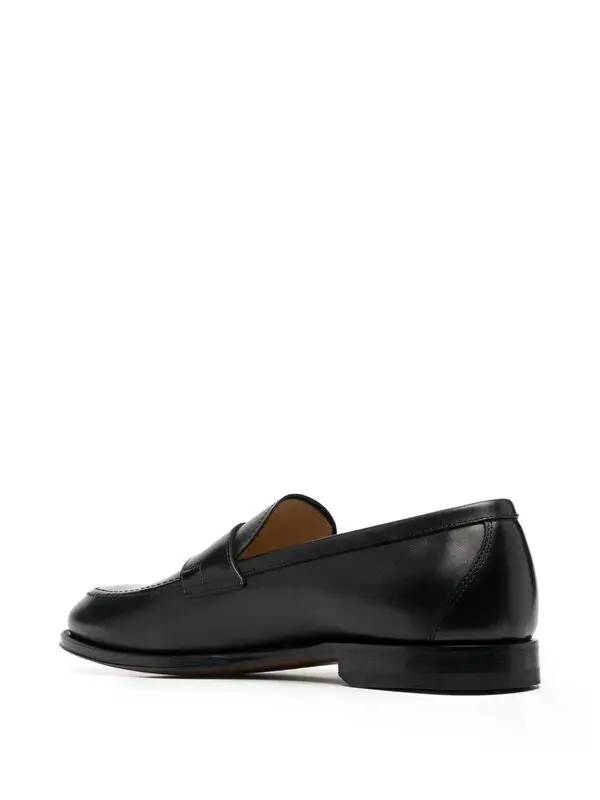 SCAROSSO Stefano Leather Loafers - Black
