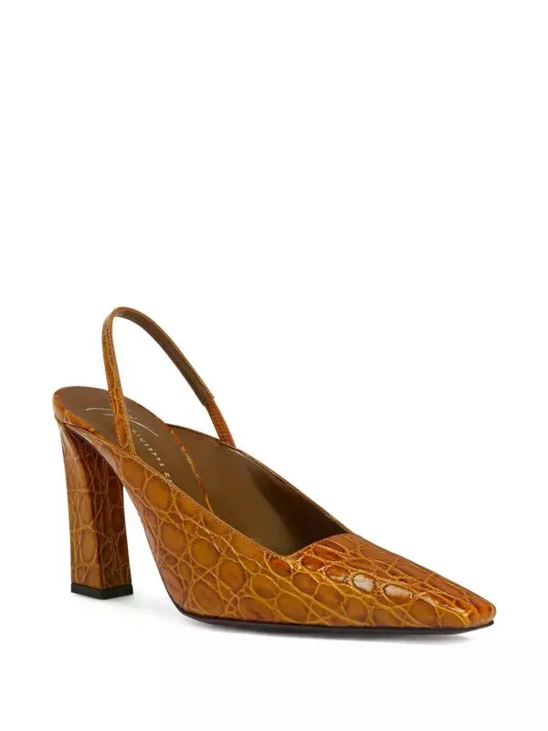 GIUSEPPE ZANOTTI 90mm Brendha Sabot Pumps