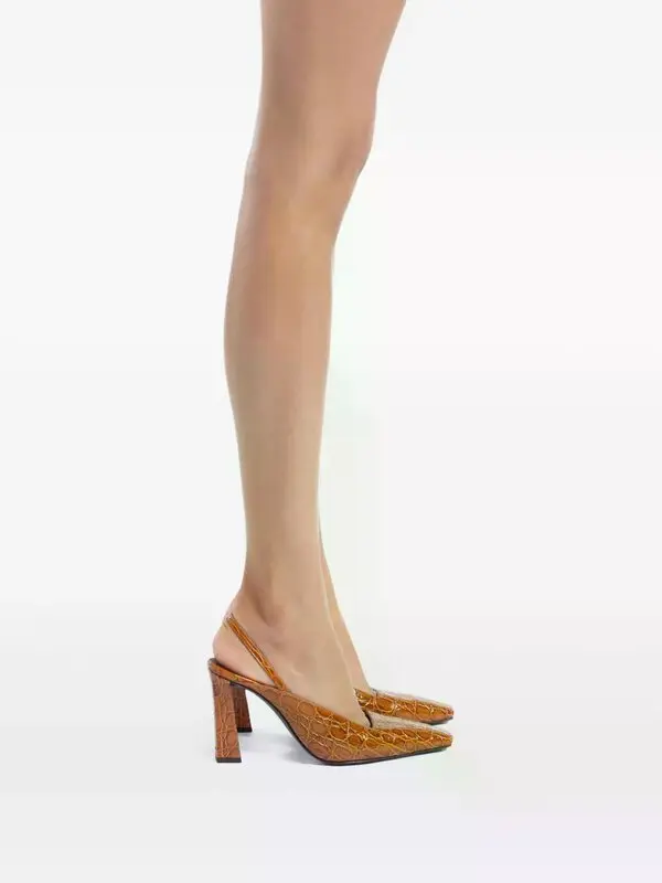 GIUSEPPE ZANOTTI 90mm Brendha Sabot Pumps