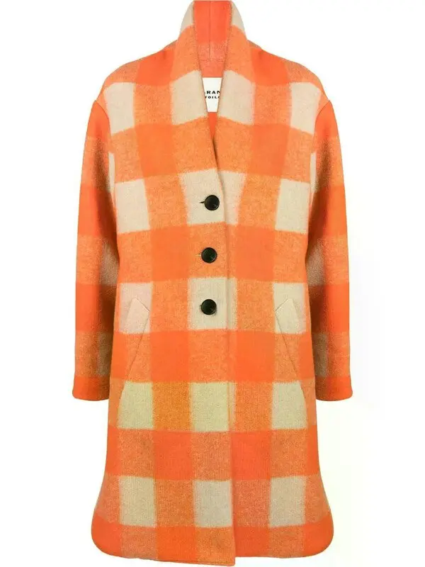 MARANT ETOILE Gabriel Checked Coat