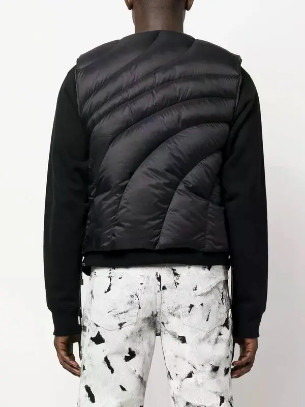 HELIOT EMIL Logo-print Padded Gilet