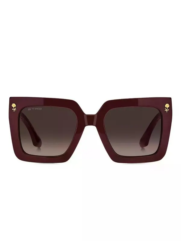 Etro Striped Sunglasses - Red
