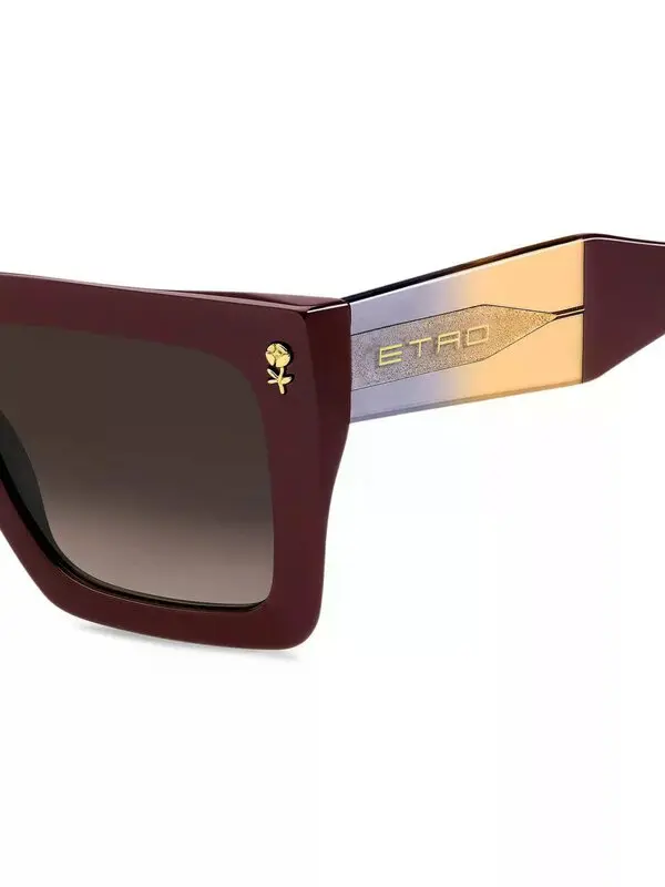 Etro Striped Sunglasses - Red