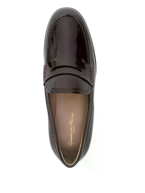 GIANVITO ROSSI Leather Loafers