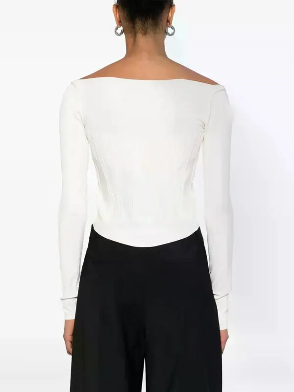 MUGLER Boning-detail Sweater