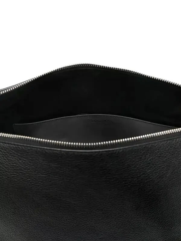 JW Anderson Small Corner Leather Shoulder Bag - Black