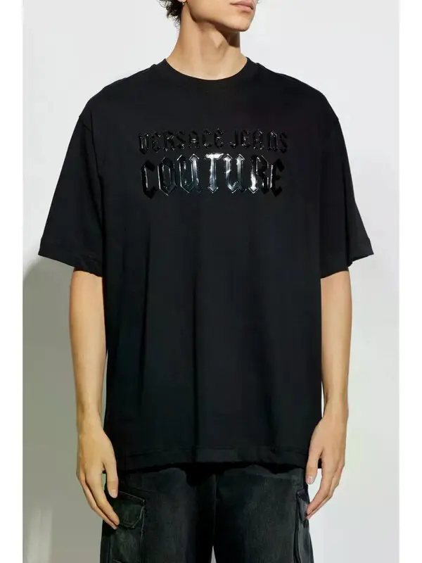Versace Logo-patch T-shirt