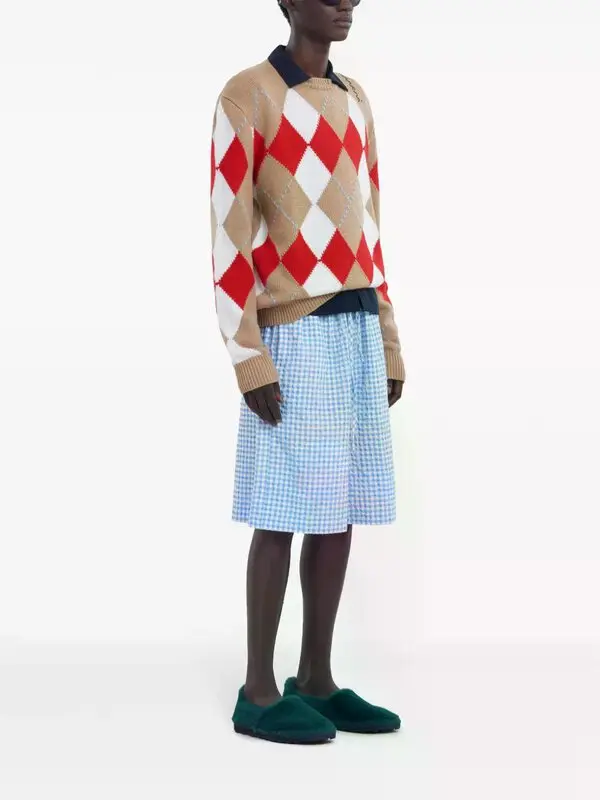 Marni Argyle Intarsia-knit Jumper