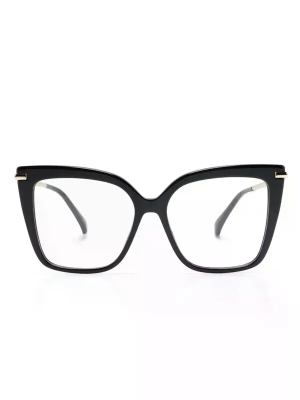Max Mara Butterfly-frame Glasses - Black