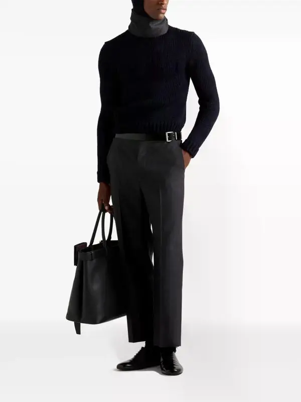 Prada Hooded Wool Jumper