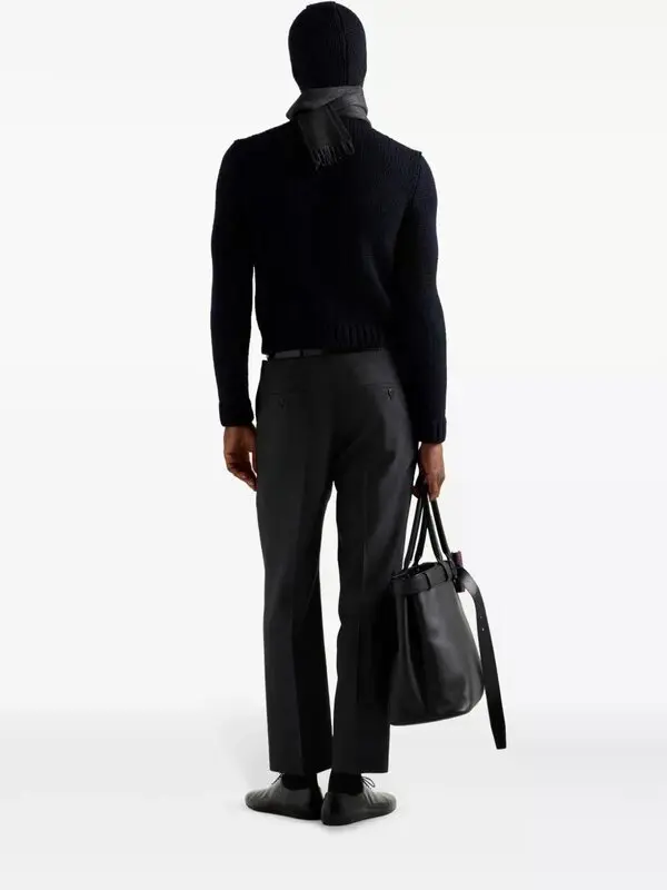 Prada Hooded Wool Jumper