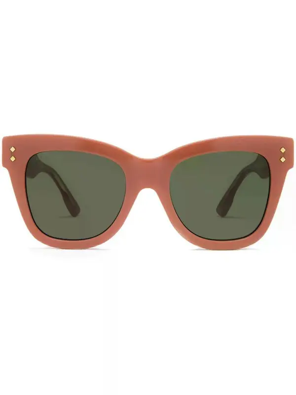 Gucci Square-frame Sunglasses - Pink