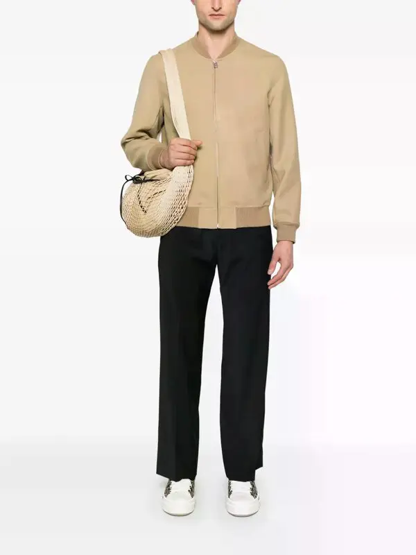 Sandro Wide-leg Wool Blend Trousers