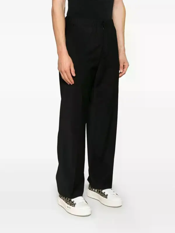 Sandro Wide-leg Wool Blend Trousers