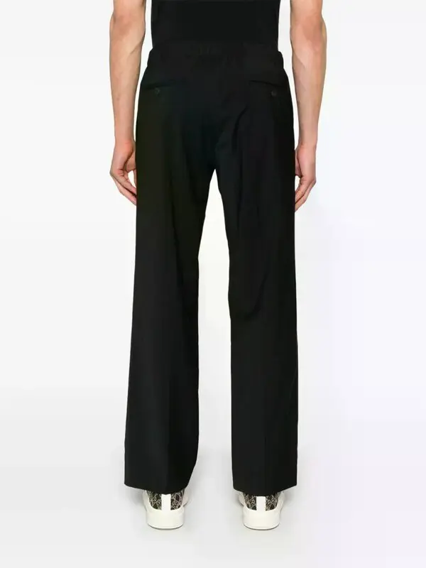 Sandro Wide-leg Wool Blend Trousers