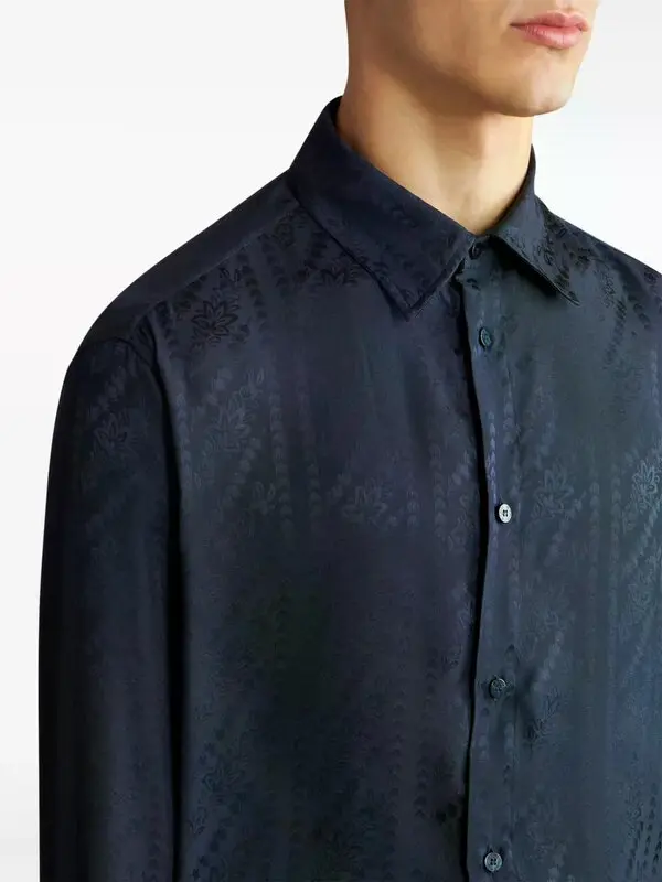 Etro Jacquard Silk Shirt