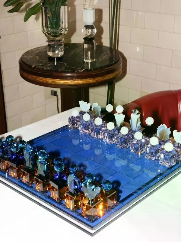 REFLECTIONS COPENHAGEN Crystal Chess Set