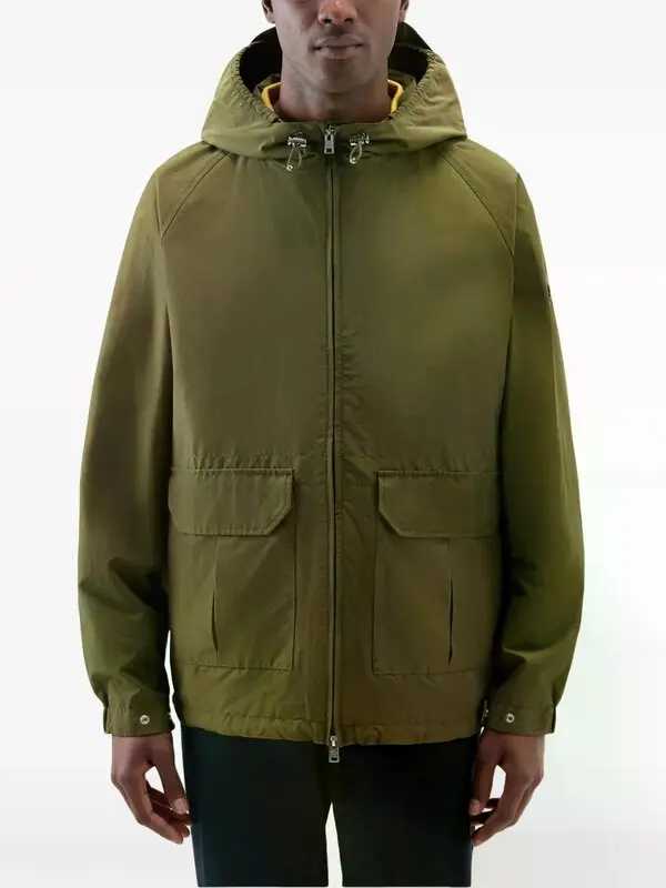 Woolrich Cruiser Hooded Jacket - Green