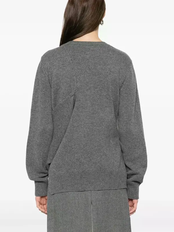JIL SANDER Draped Panel Sweater