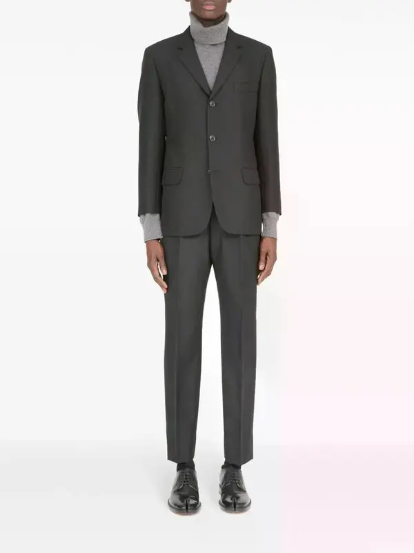 MAISON MARGIELA Single-breasted Wool Blazer - Black