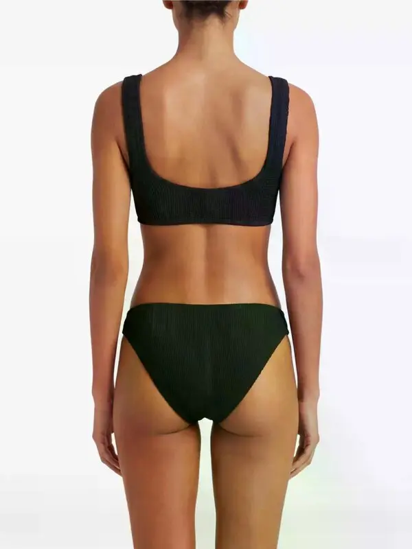 Hunza G Xandra Crinkled Bikini - Black