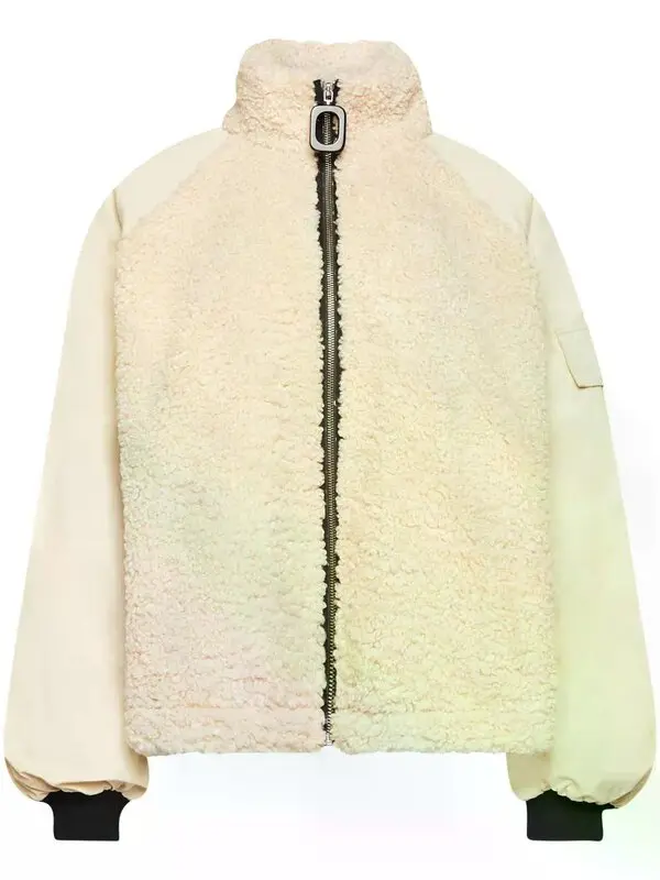 JW Anderson Panelled Fleece Track Jacket - Neutrals