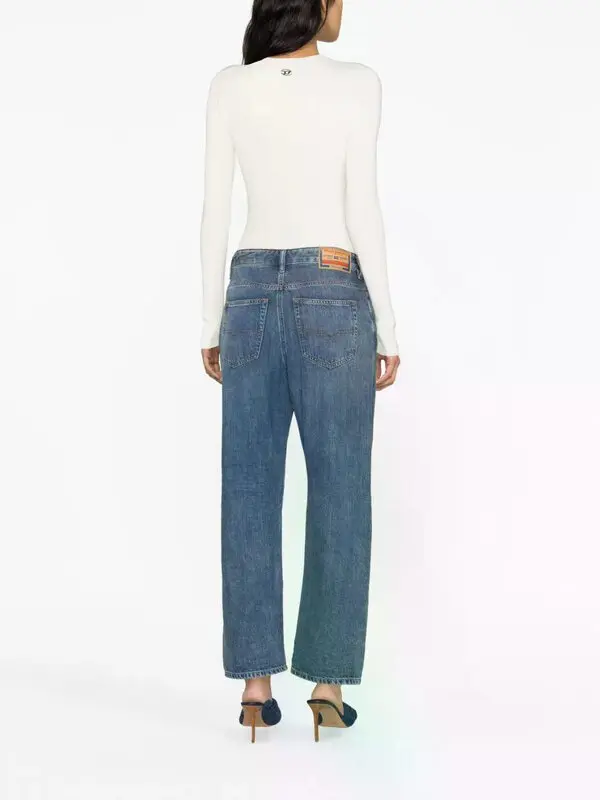 DIESEL® M-peris Cut-out Knitted Top - White