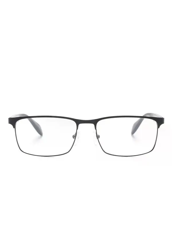 Emporio Armani Rectangle-frame Glasses - Black
