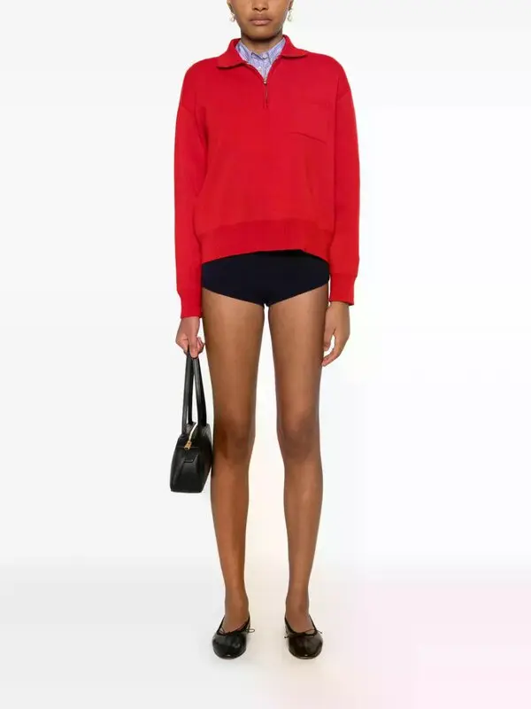 P.a.r.o.s.h Loos High-waisted Knitted Shorts
