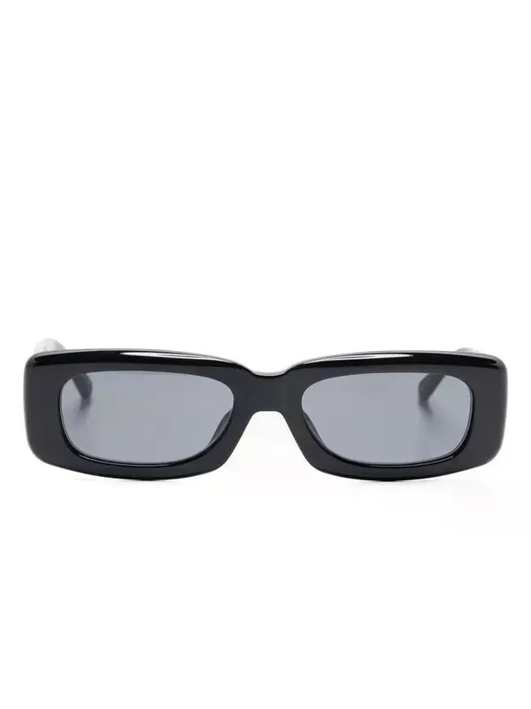 Attico X Linda Farrow Mini Marfa Sunglasses - Black