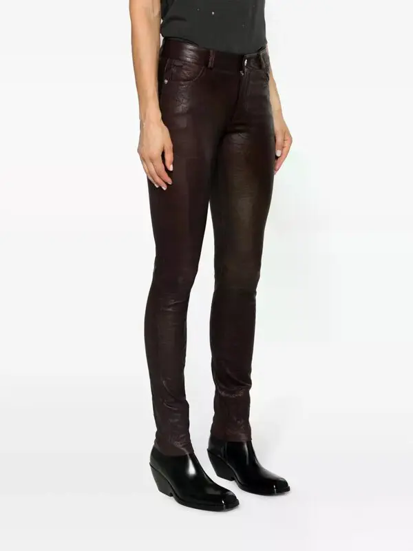 Zadig&Voltaire Phlame Skinny Leather Trousers
