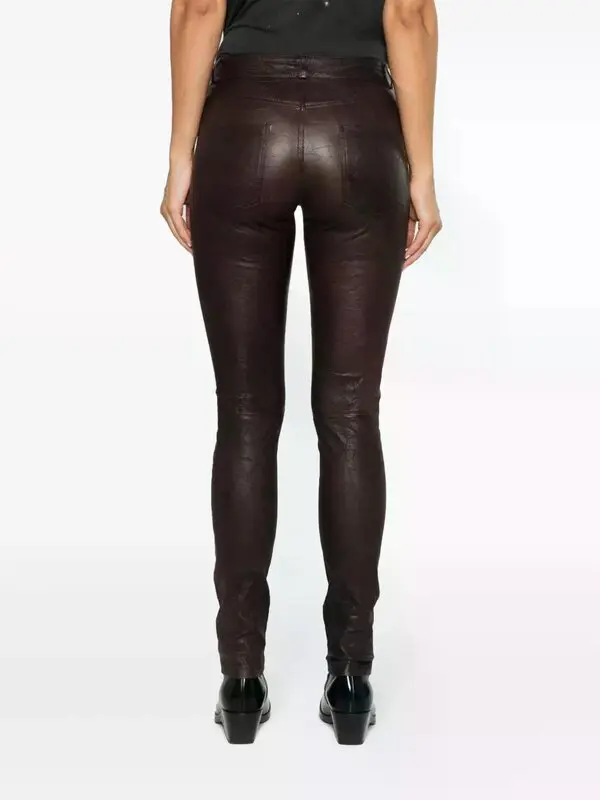 Zadig&Voltaire Phlame Skinny Leather Trousers