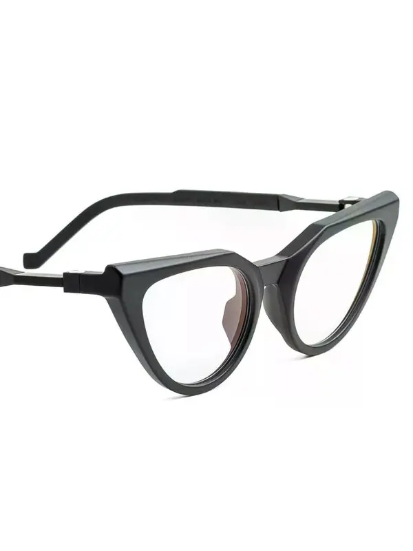 VAVA EYEWEAR Cat-eye Frame Glasses With Protective Case - Black