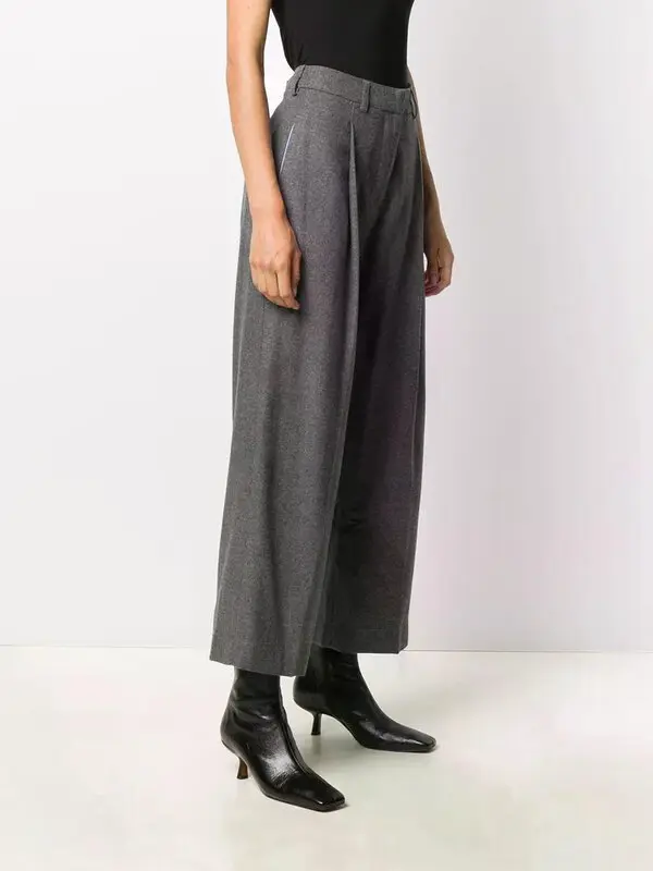 MAISON JEJIA High-waist Cropped Trousers