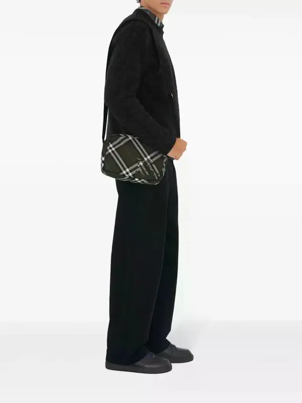 Burberry Checked Messenger Bag