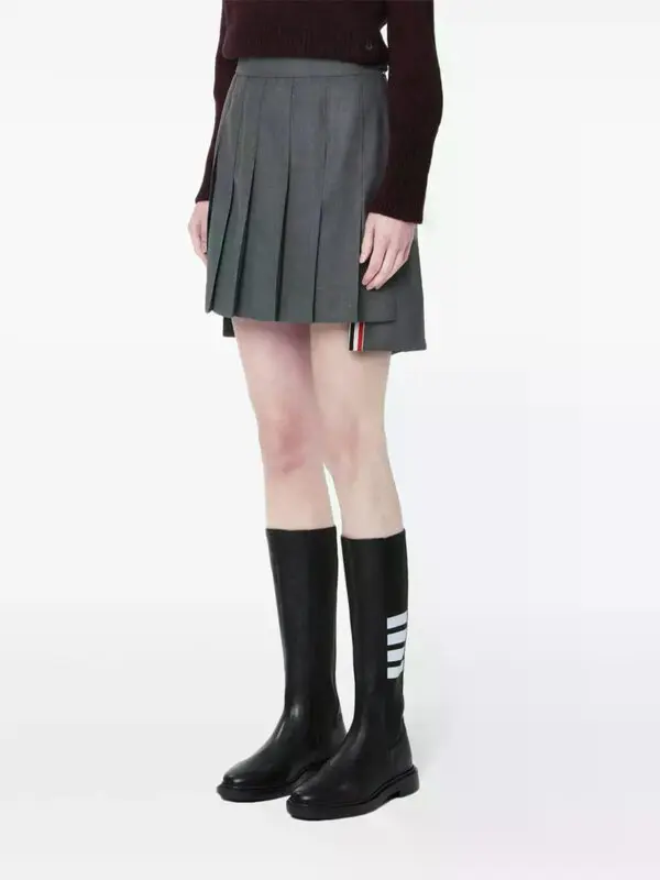 Thom Browne Pleated High-low Skirt