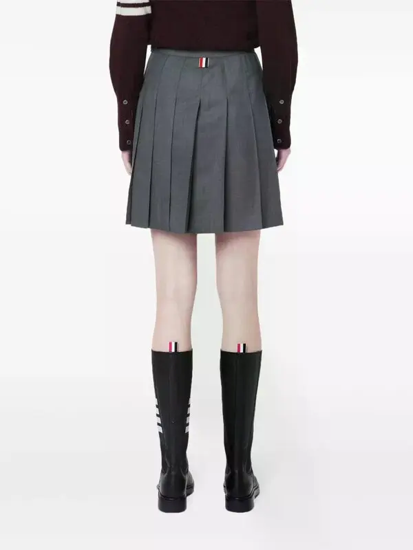 Thom Browne Pleated High-low Skirt