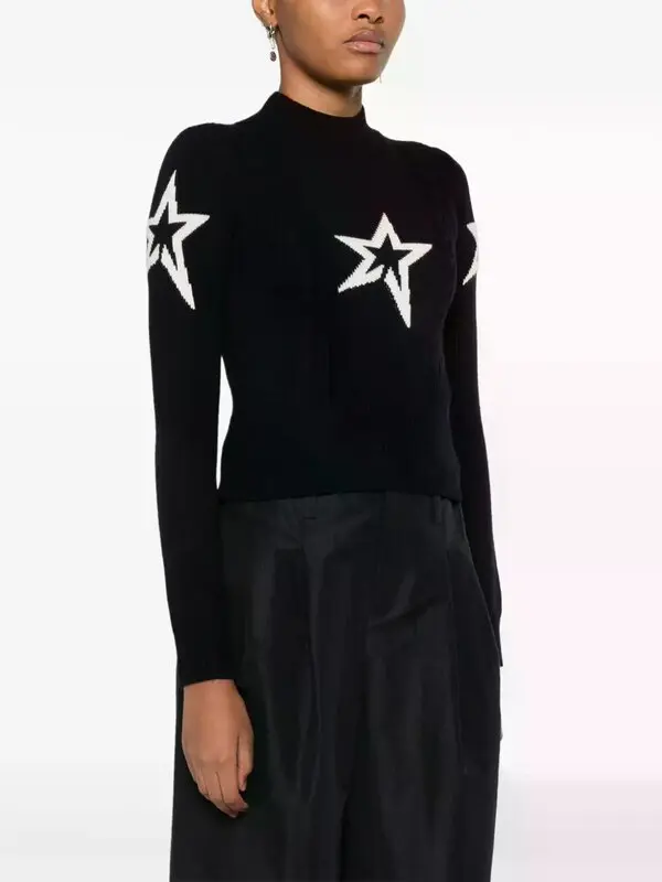Perfect Moment Cable Knit Merino Wool Sweater