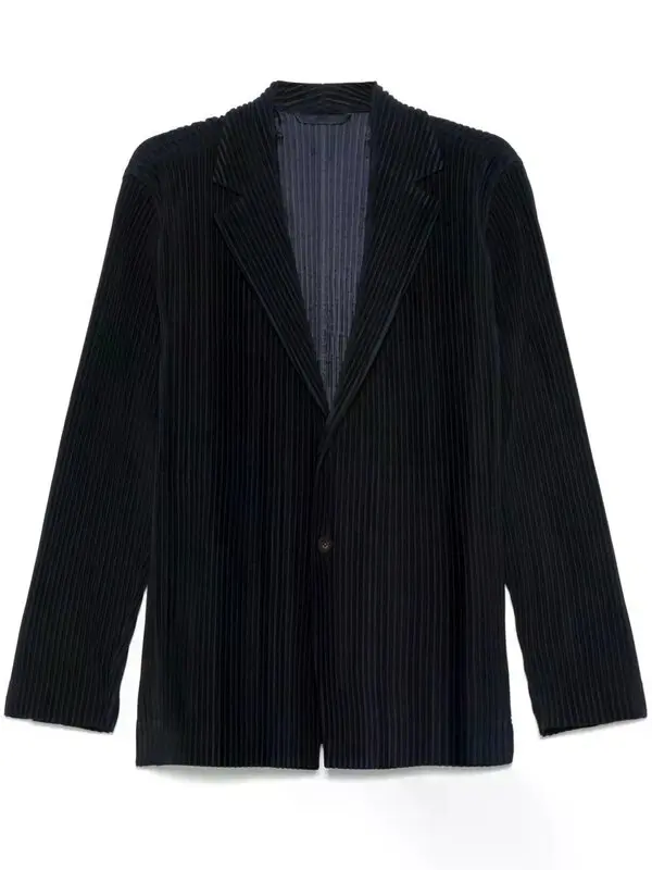 Issey Miyake Plissé Blazer - Blue