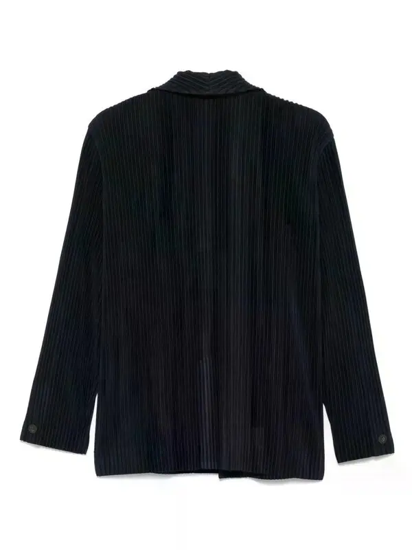 Issey Miyake Plissé Blazer - Blue