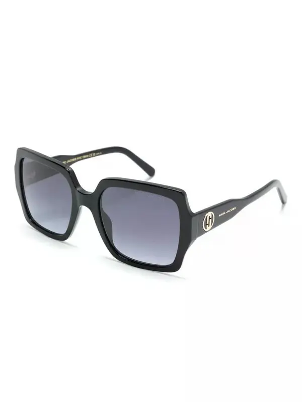 Marc Jacobs J Marc-logo Oversize-frame Sunglasses
