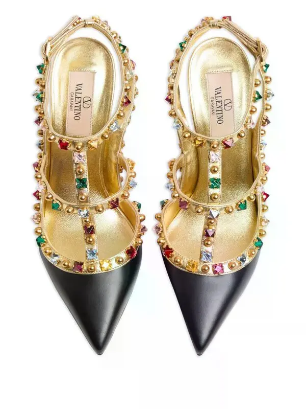 Valentino Garavani Rockstud Embellished Pumps