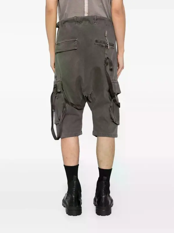 Boris Bidjan Saberi Stonewashed Cargo Track Shorts